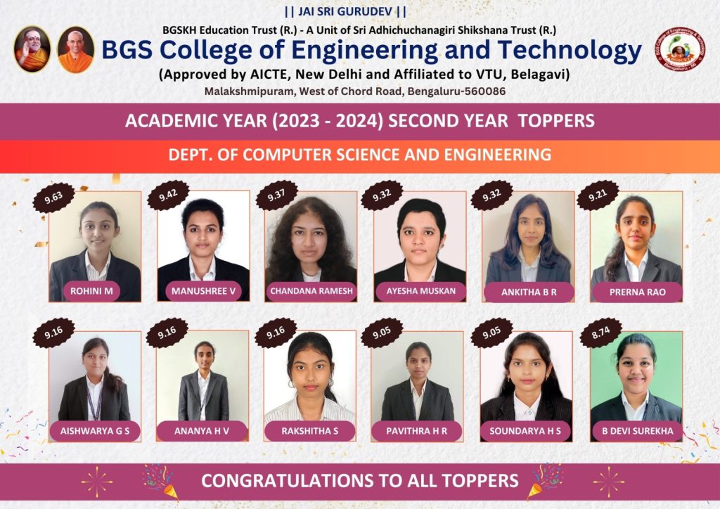 CS&E – BGS College of Engineering and Technology (BGSCET)