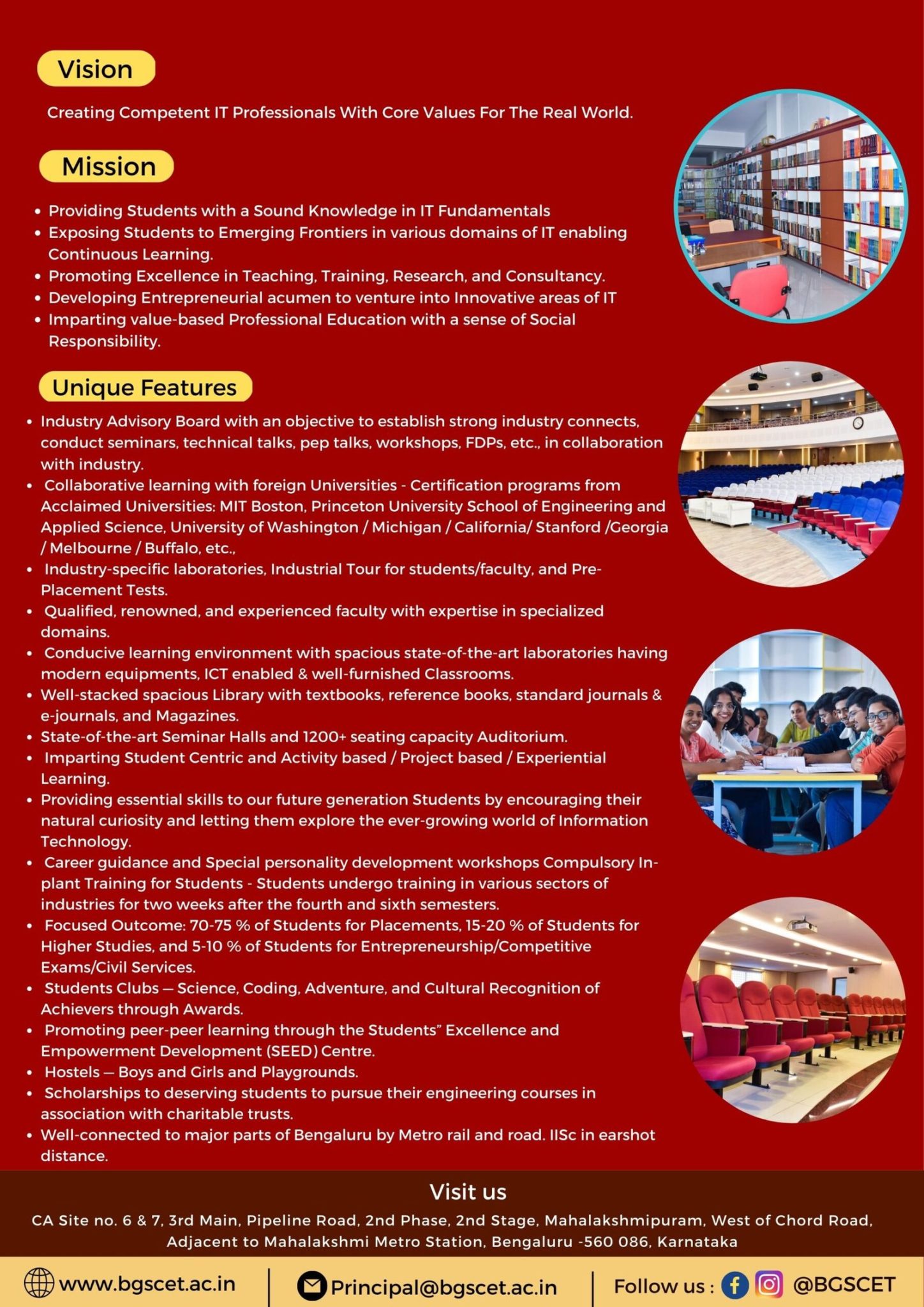 About BGSCET – BGS College of Engineering and Technology (BGSCET)